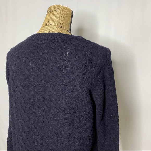 Vince | Sweaters | Vince Blue Color Block Wool Yak Knit Sweater | Poshmark